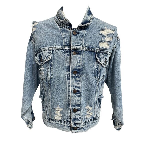 MBI Vintage Shop | Jackets & Coats | Vintage Levi Distressed Denim ...
